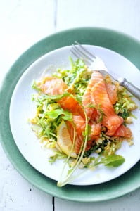 gestoomde raapsteeltjes met gravlax | deliciousmagazine.nl