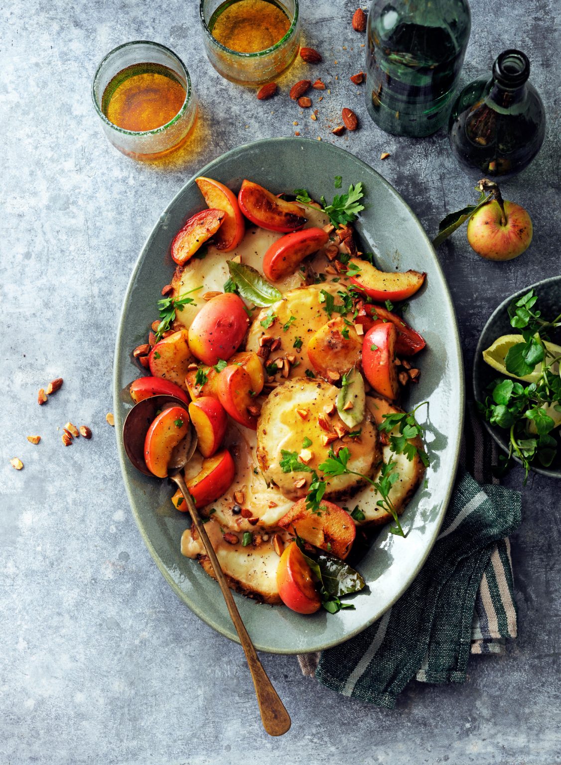 knolselderij met gebakken appel van Yvette | delicious.magazine