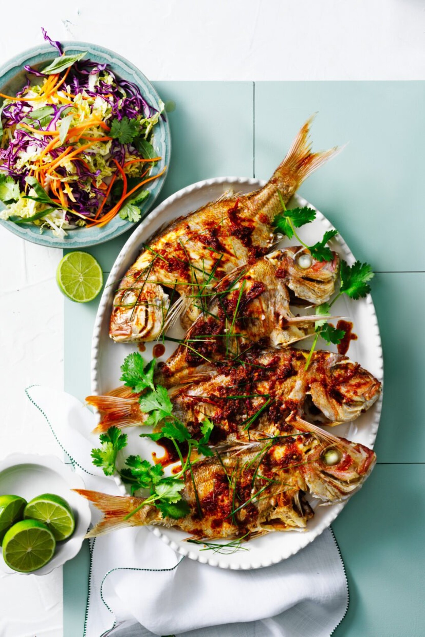 krokant gebakken roodbaars met kokos-karamel | delicious.magazine