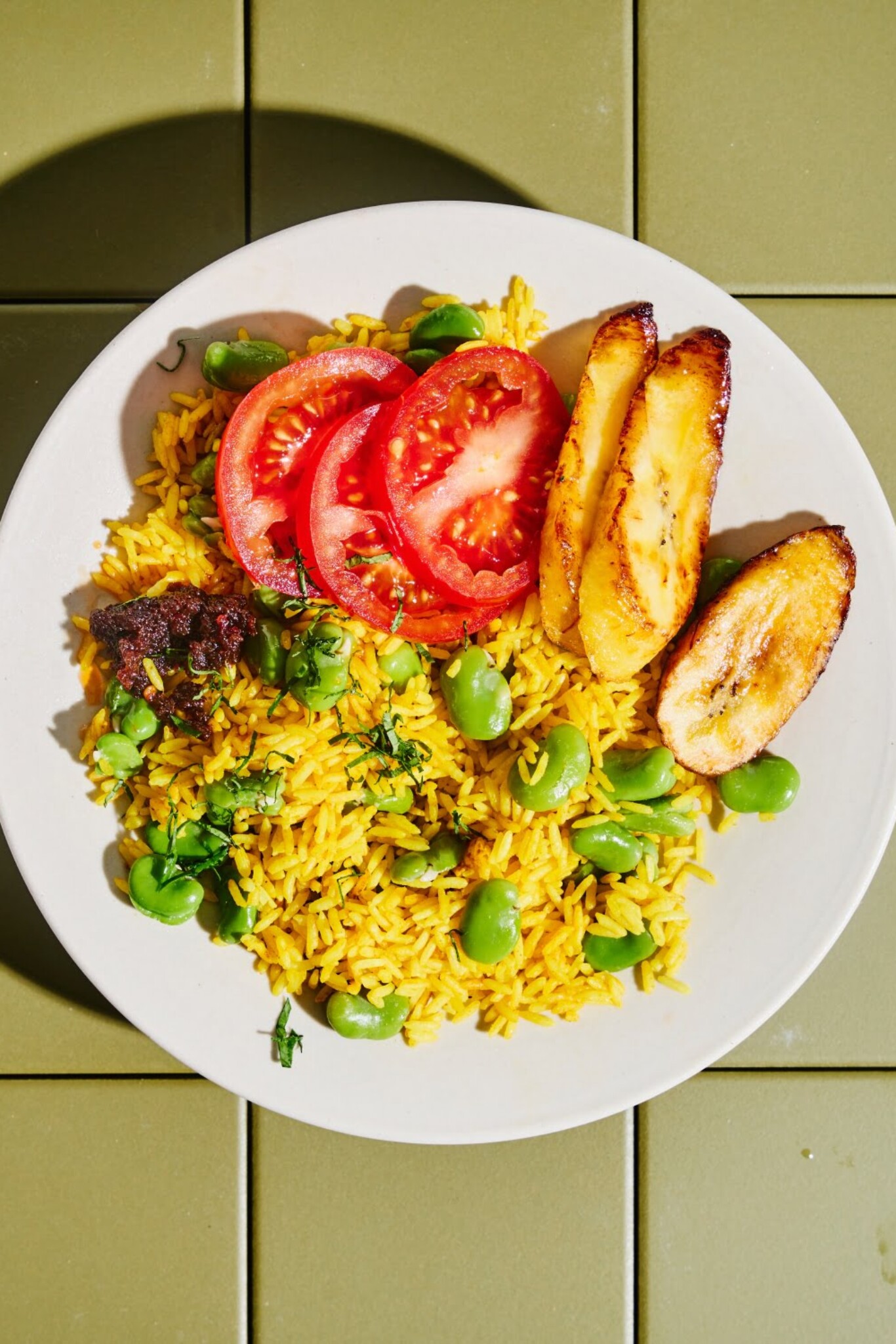 masoesa moksi alesi met tuinbonen - uit Madame Jeanette