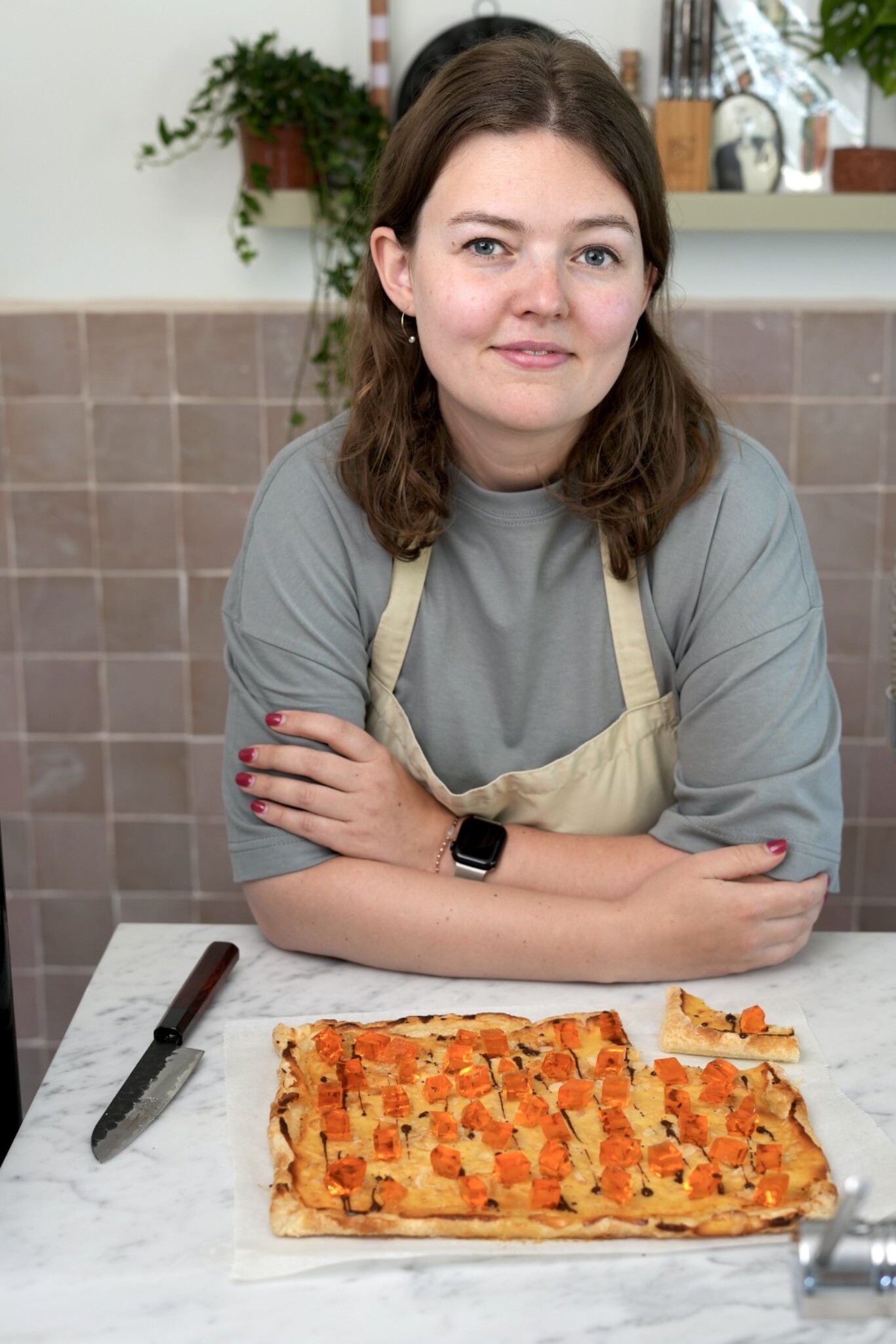 Garnalencocktail Trifle Met Aperol Spritz - amarello